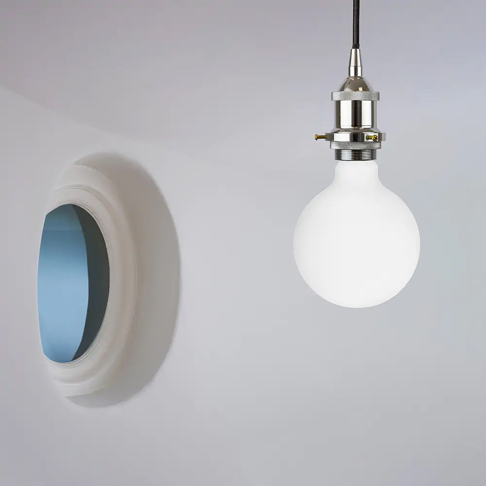 8W 2800K Warm White E27 Matt White G80 Dimmable LED Light Bulb – SE Home