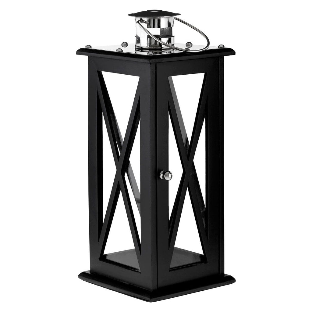 Regal Large Black Criss Cross Lantern – SE Home