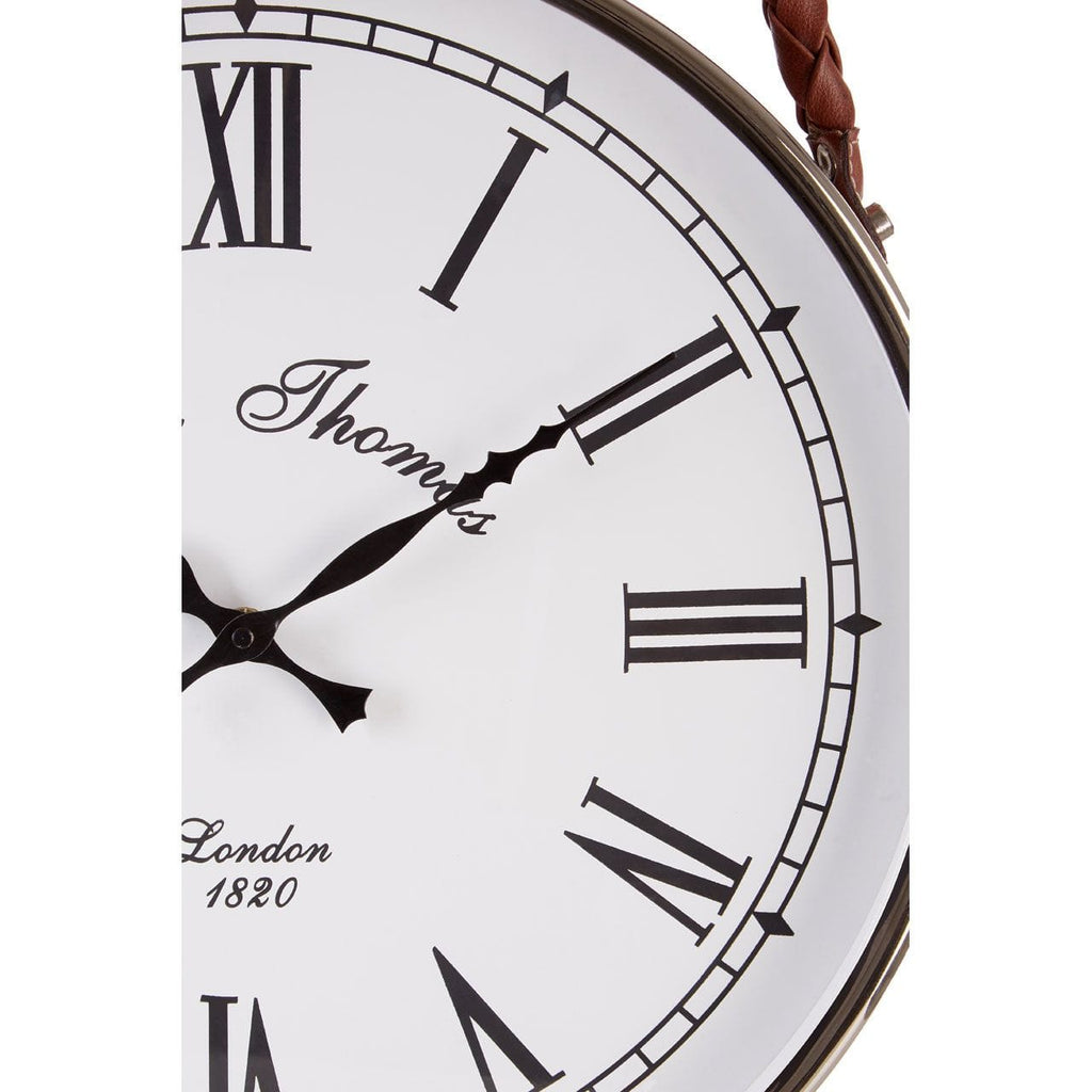 Churchill White Hanging Wall Clock – SE Home