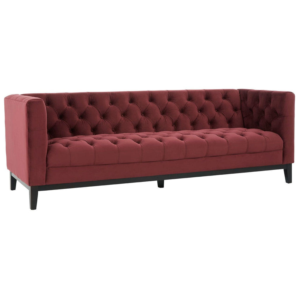 Sasha 3 Seat Crimson Sofa – SE Home