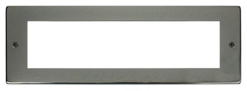 Small Media Front Plate (8 Module) - Black Nickel – SE Home