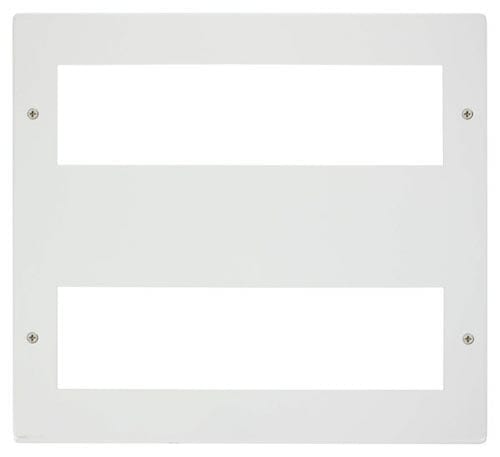 Large Media Front Plate (2 X 8 Module) - Polar White – SE Home
