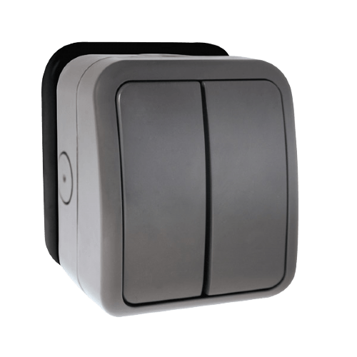 AquIP IP66 Weatherproof 2 Gang 2 Way Light Switch – SE Home