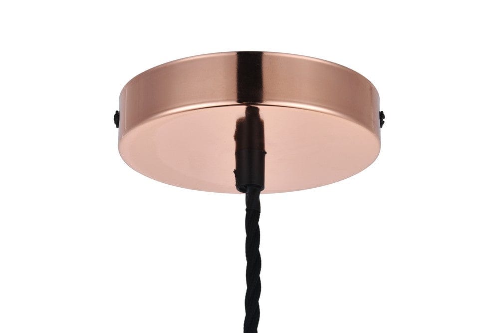 Cambridge Rose Gold Metal Mesh Pendant Light – SE Home