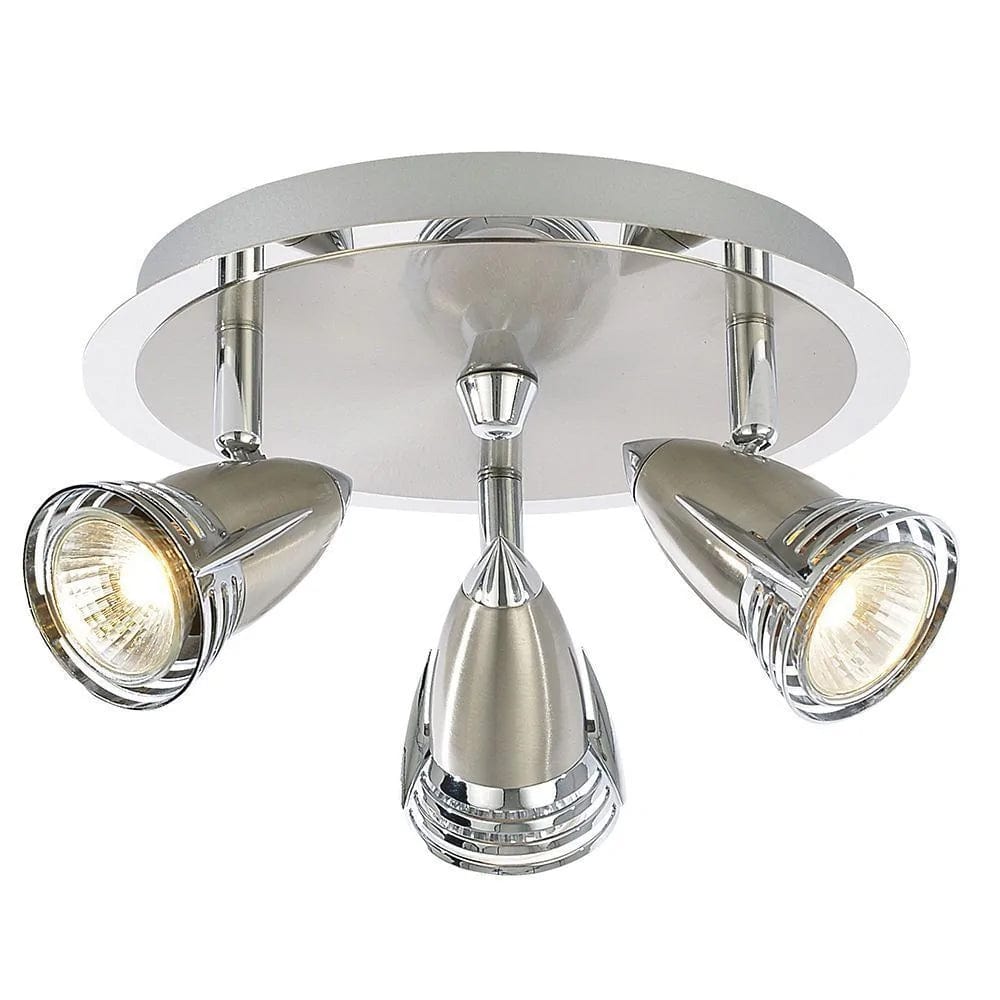 Torpedo Adjustable Triple Wall Spotlight - Satin Nickel – SE Home