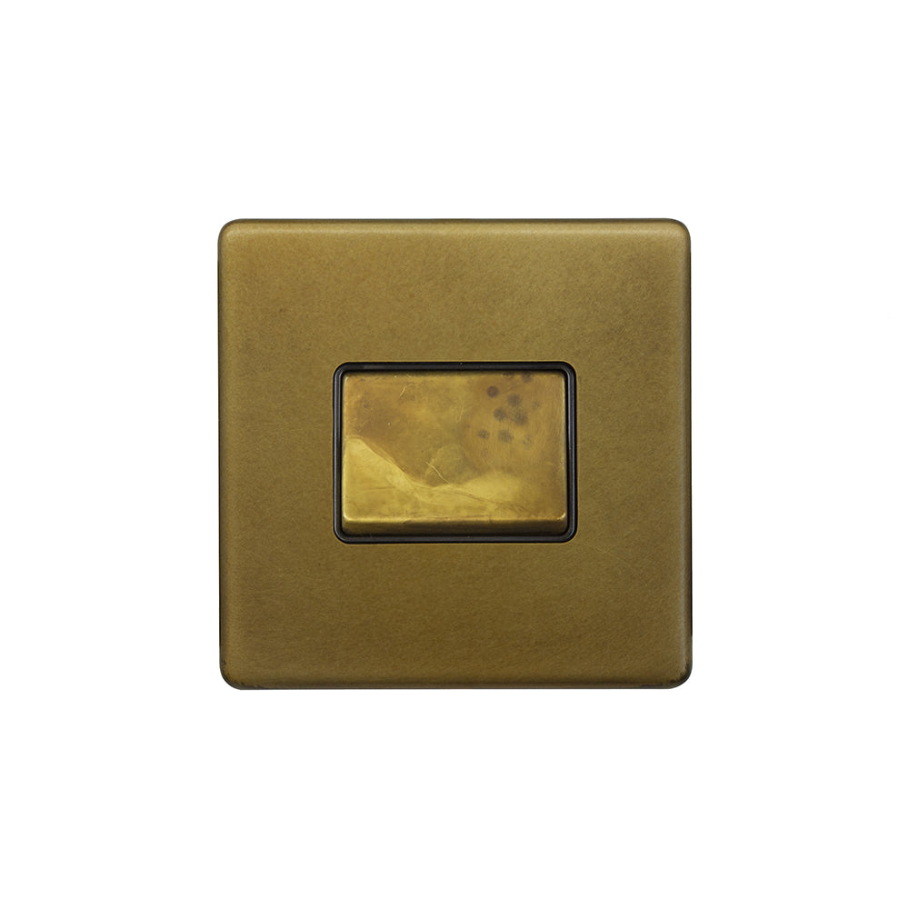 Screwless Old Brass 3-Pole Extractor Fan Isolator Switch – SE Home